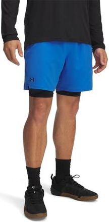 Under Armour Short Vanish 2 en 1 pour homme, Blue Atlantis, L