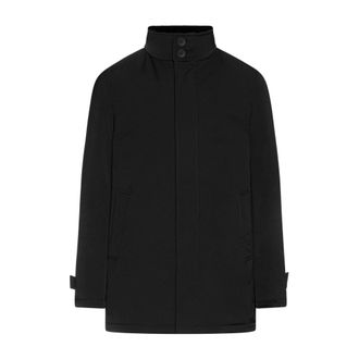 Herno Lange Jacke mit kuscheligem Futter - - Jackets - Herren - Schwarzk - 2XL