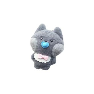 Generic ZB1 Porte-cl&eacute;s ZER-ONI Porte-cl&eacute;s ZER-ONI en peluche, Kimji Woong, taille unique