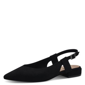 s.Oliver Damen Slingpumps Spitz Vegan, Schwarz (Black), 38 EU