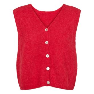 Americandreams Americandreams, Femme, Pulls, Rouge, Taille: 44 FR Telma Vest