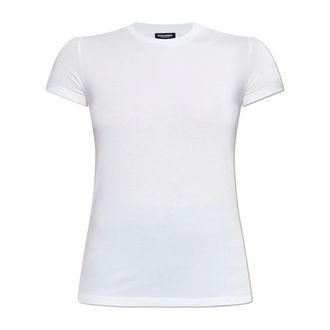 Dsquared2 Femme, Tops, Blanc, Taille: 44 FR T-shirt de la Collection Underwear