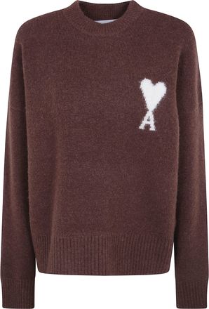 Ami Crewneck Sweater Quota Ami De Coeur