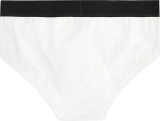 Tom Ford Logo Cotton Briefs - White