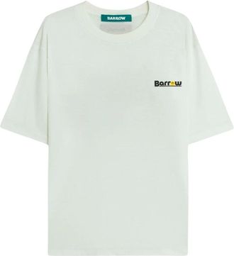 Barrow Barrow, Homme, Tops, Blanc, Taille: XS T-Shirt Jersey