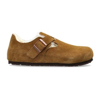 Birkenstock Femme, Chaussures, Brun, Taille: 39 EU London Shearling Regular Fit