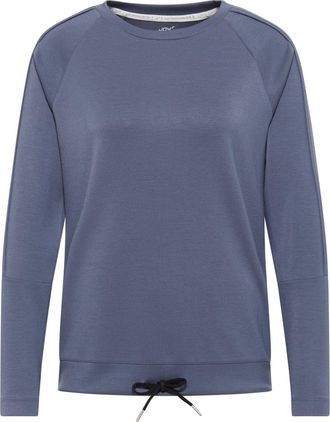 Joy Vera Sportssweater f&uuml;r Damen aus bequemen Material, ideal als Sportshirt oder Sportpullover beim Fitness, Yoga oder Gymnastik 38, Smoky Blue