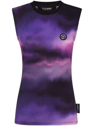 Plein Sport Oberteil mit Print - Violett