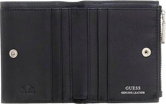 Guess Poretfeuille compact en cuir &agrave; motifs
