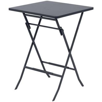 Hesperide Greensboro KLAPPBARER GARTENTISCH, grau, Stahl