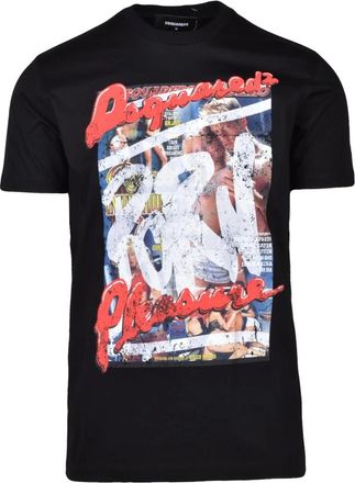 Dsquared2 Homme, Tops, Noir, Taille: M T-Shirt Coupe Standard