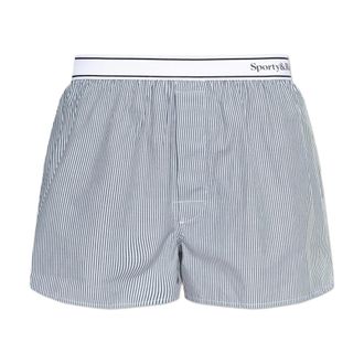 Sporty & Rich Damen, Shorts, Blau, MGr&ouml;&szlig;e