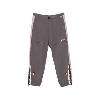 A Bathing Ape Kazuki Kuraishi Trainingshose mit elastischen B&uuml;ndchen - - Sport - Herren - Grau - XL