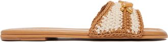 INUIKII Pantoletten Inuikii Woven Cali 1014.003.0041.164 Creme