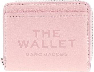 Marc Jacobs Grained leather mini compact wallet Woman One Size