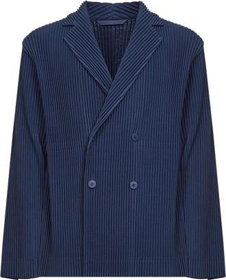 Issey Miyake Homme, Costumes, Bleu, Taille: L Veste Tailored Pleats 1