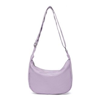 Miss Lulu Damen Halbmond Crossbody Schultertasche, Wasserdichte Nylon Umhängetasche mit Verstellbarem Gurt, Hobo Schultertasche für Freizeit & Reisen, Tragbare 