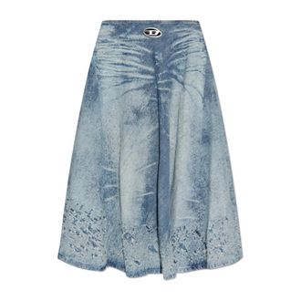 Diesel Rock De-Annet-Fsh - - Skirts - Damen - Blau - W28