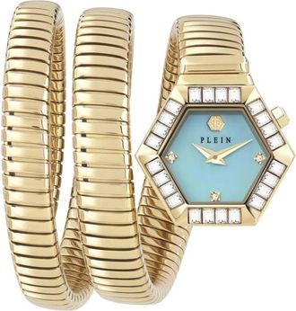 Philipp Plein Femme, Accessoires, Jaune, Taille: ONE Size Snake Hexagon Watch