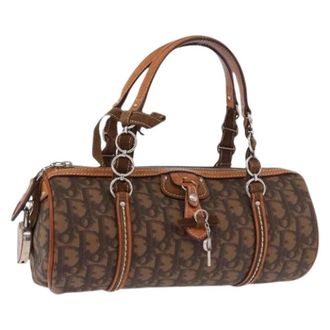 Dior Pre-owned Vintage Trotter Canvas Hand Bag - - Pre-owned - Damen - Braun - ONE SIZE