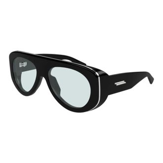 Bottega Veneta unisex, Accessoires, Noir, Taille: 58 MM Shield Lunettes de soleil