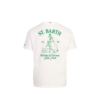 MC2 Saint Barth Tee-shirt droit imprim&eacute; en coton
