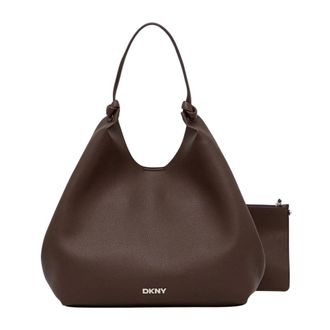 DKNY Dkny - Paula Grand Sac Cabas - Femme - Sacs - Brun - Taille: ONE Size