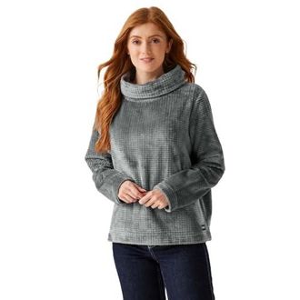 Regatta Womens Bardou II Velour Cowl Neck Sweatshirt Pull-Over, Gris, 38 Femme