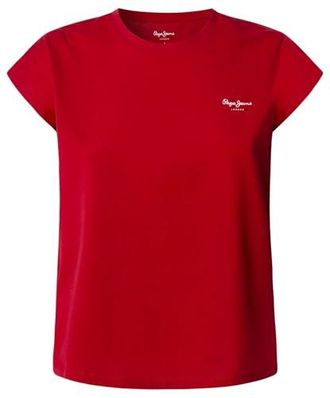 Pepe Jeans London Blooma T-Shirt, Rouge (Rouge), M Femme