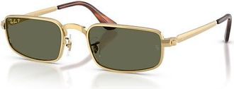 Ray-Ban Rb3927 By A$ap Rocky Sonnenbrillen Arista Gold Fassung Gr&uuml;n Glas Polarisiert 54-21