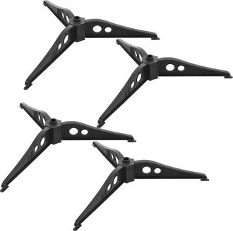 Garneck 4 St&uuml;ck Weihnachtsbaumst&auml;nder Kunststoff Gr&uuml;n 12cm Ersatzhalterung f&uuml;r K&uuml;nstliche Weihnachtsb&auml;ume Abnehmbar Stabil f&uuml;r Gro&szlig;e Christb&auml;ume Platzsparend 