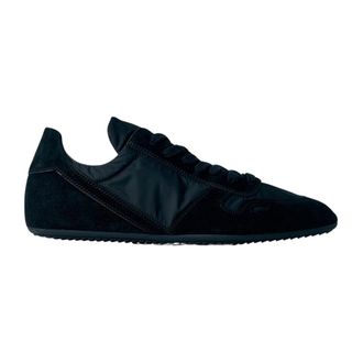 Rick Owens Minimalistische Sneakers mit Wildlederbesatz - - Shoes - Herren - Schwarzk - 43 EU