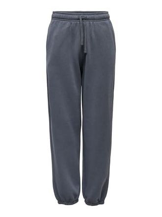 Only Pant Onlbest Cuff Pantalon SWT Noos, Bleu Gris, M Femmes