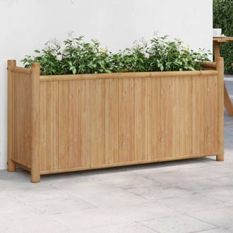 vidaXL Jardinière 100x30x50 cm bambou