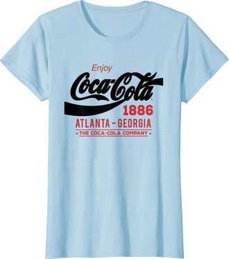 Coca Cola Ware Klassisches Logo von Coca Cola, schwarz T-Shirt