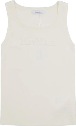 Max Mara Femme, Tops, Blanc, Taille: 36 FR Pentola Tank Top