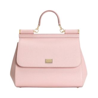Dolce & Gabbana Sicily Top Handle Bag - - Bags - Damen - Rosa - ONE SIZE
