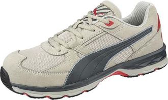 Puma Safety VANTI Grey Low S1PS ESD FO HRO SR Chaussures de sécurité pour homme respirantes antidérapantes sans métal Embout en fibre de verre Chaussures d