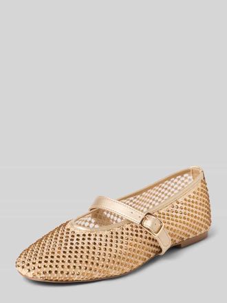 Inuovo Ballerina aus Mesh mit Ziersteinbesatz Modell Mary