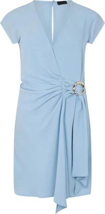 Liu Jo Femme, Robes, Bleu, Taille: 40 FR Robe Courte avec D&eacute;tails Bijoux