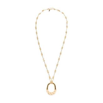 Aur&eacute;lie Bidermann Collier Diana en laiton et plaqu&eacute; or