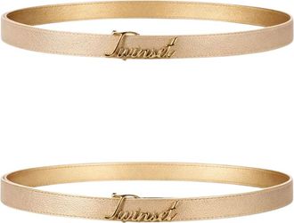 Twinset unisex, Accessoires, Beige, Taille: S Double-face Belt