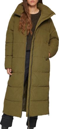 QS by s.Oliver Damen 2149949 Steppmantel, Gr&uuml;n 7864, XXL