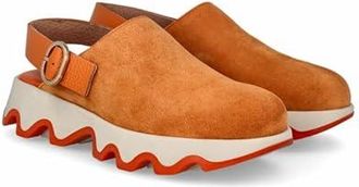 Lince Lince Sabots confortables | Semelle en caoutchouc | Semelle intérieure gel | V51009 | Fabriqué en Espagne, S Orange, 38 EU