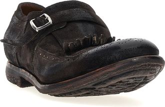 Churchs Vintage Suede Loafer - Black
