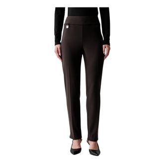 Joseph Ribkoff Klassische schmal geschnittene Hose - - Trousers - Damen - Braun - 2XL