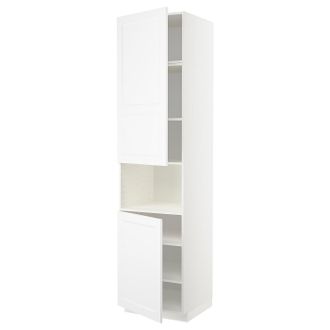 IKEA METOD Hochschr. f Mikrow.+2Türen/Bö