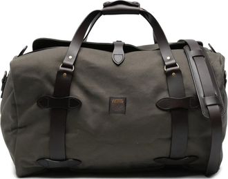 Filson sac fourre-tout médium à bords en cuir - Vert