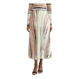 Missoni Jupe Longue Pliss&eacute;e - Femme - Jupes - Multicolore - Taille: 42 FR