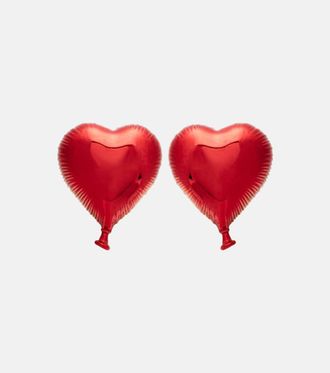 Oscar De La Renta Clip-Ohrringe Heart Balloon